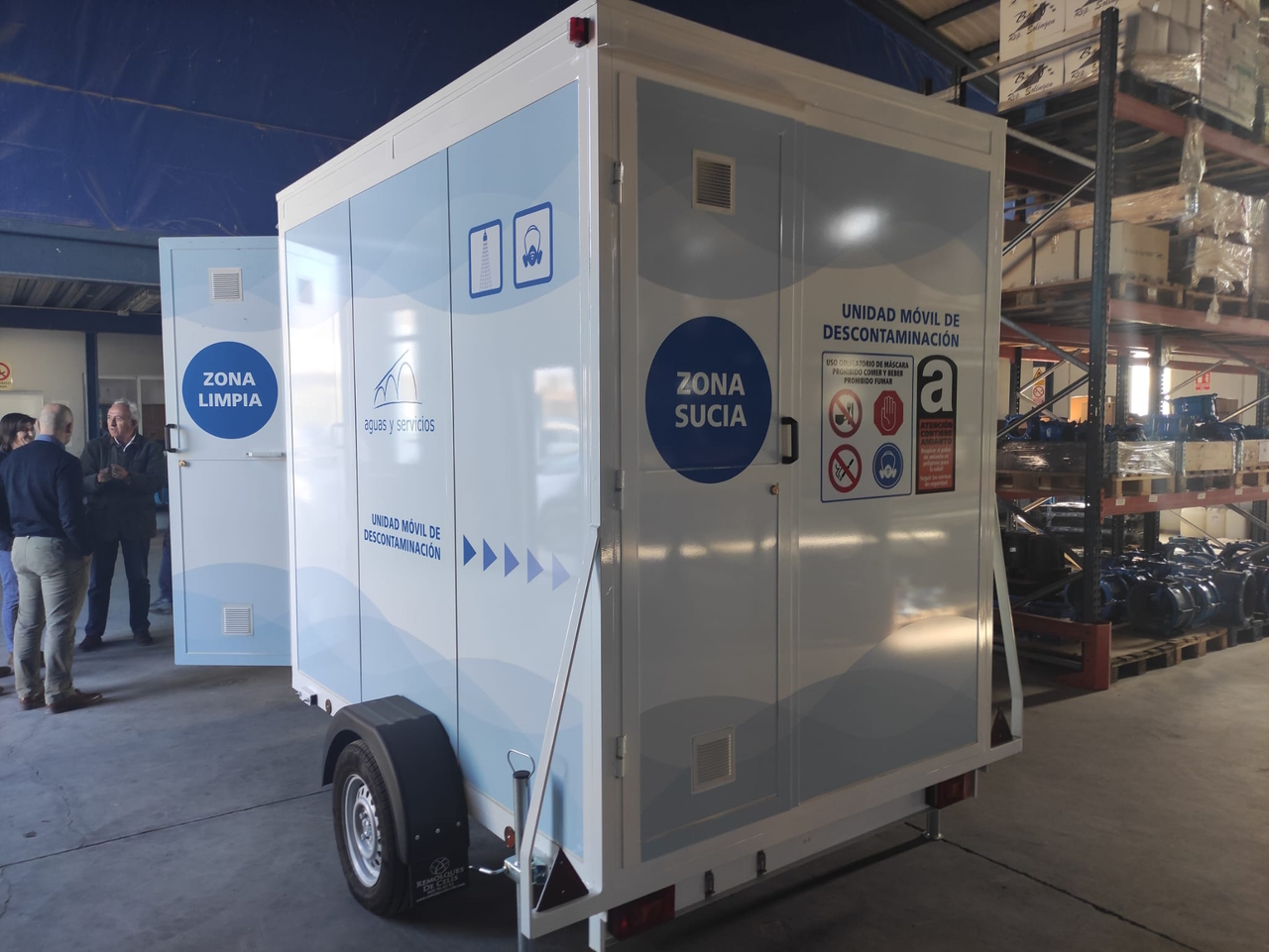 Aguas y Servicios adquiere una cabina de descontaminación de amianto ...